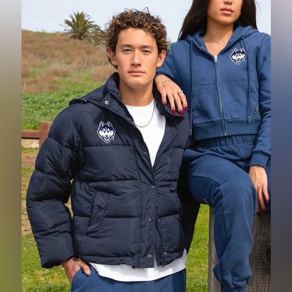 Hype and Vice | Jackets & Coats | Nwt Uconn Puffer Jacket Hype And Vice ...